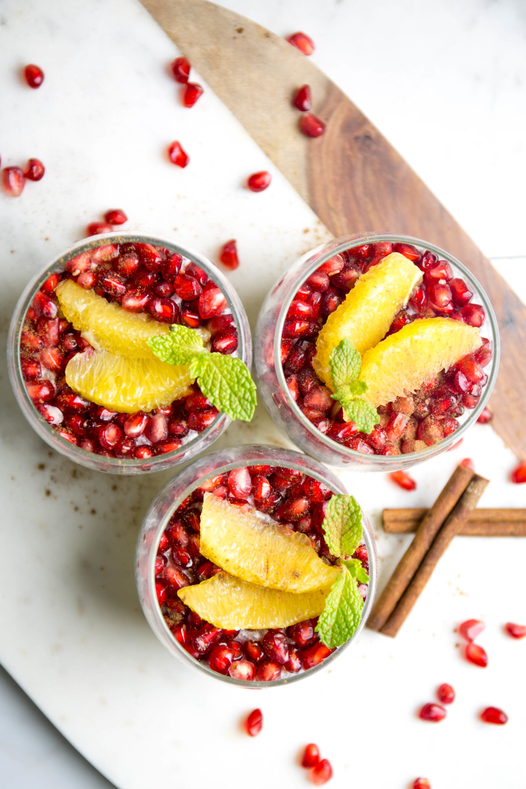 Pomegranate Orange Chia Seed Pudding – Love, Chef Laura