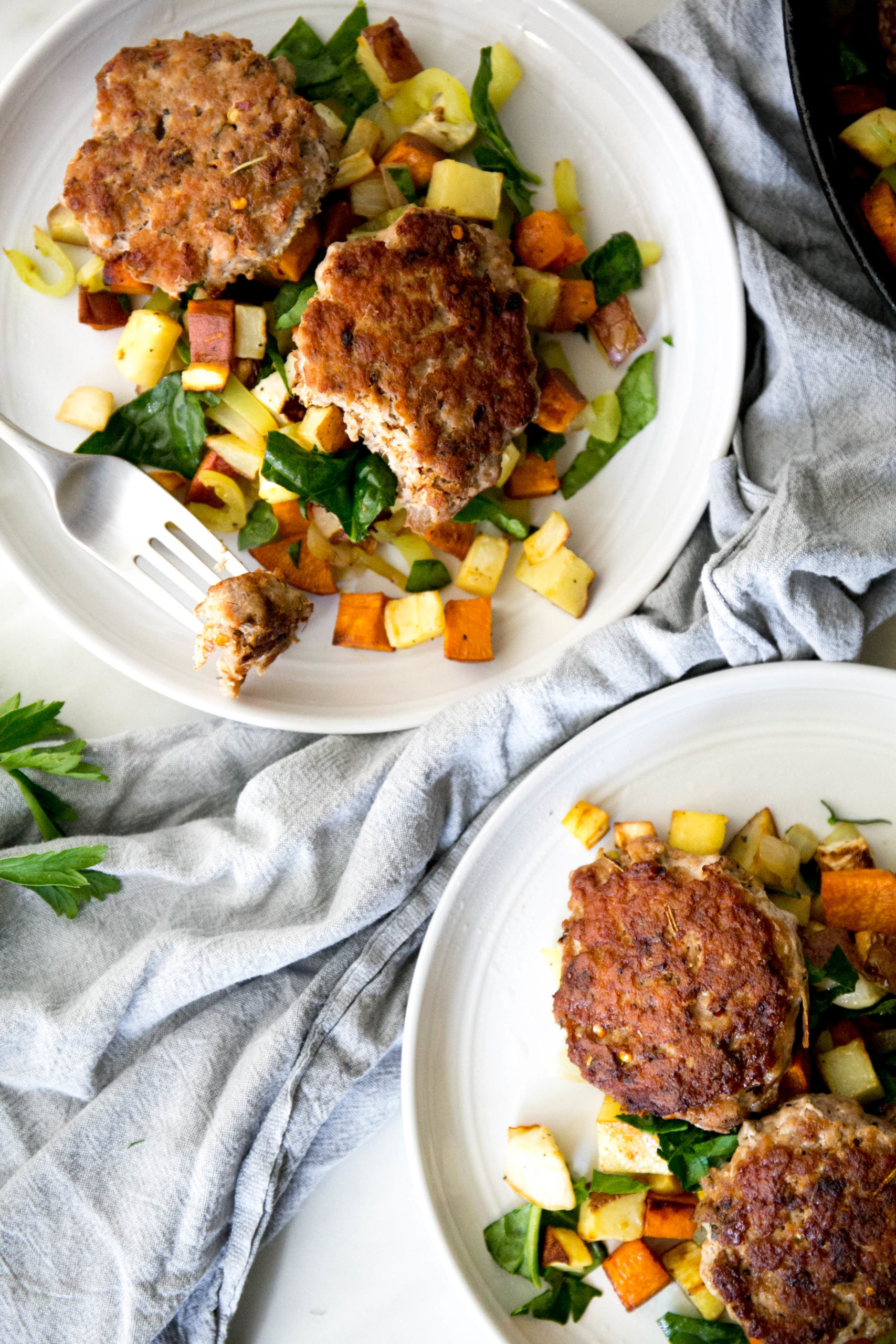 Root Vegetable Breakfast Hash w/ Pork Sausage – Love, Chef Laura