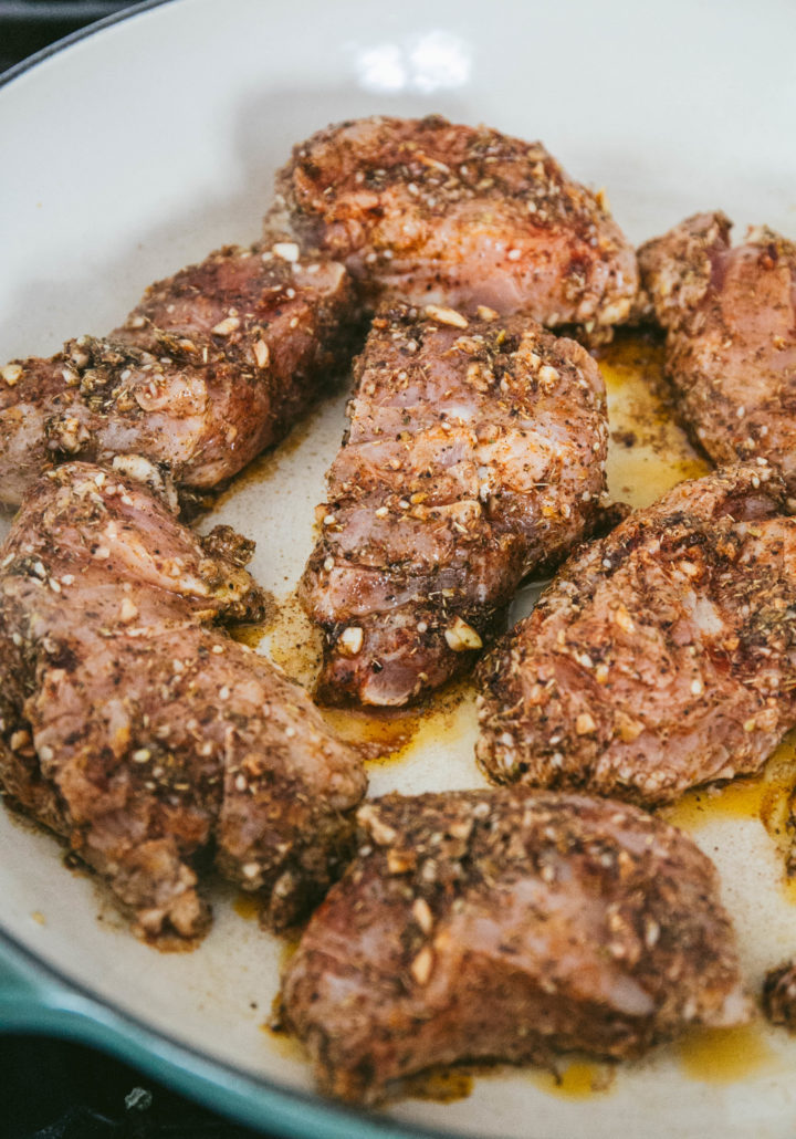 Za'atar Chicken with Grain-free Orzo and Herbed Tahini – Love, Chef Laura