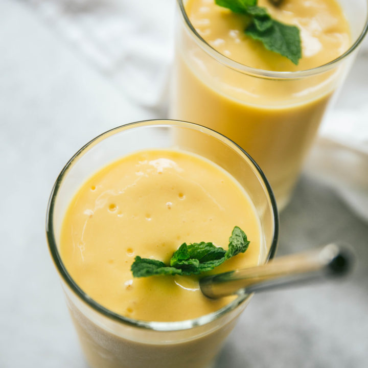 Dairy-free Mango Lassi (vegan) – Love, Chef Laura